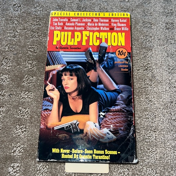 Media | Vintage Special Collectors Edition Pulp Fiction Vhs 032 Version Works | Poshmark